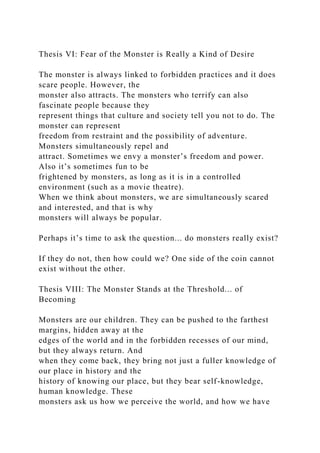 Monster Culture (Seven Theses) by Jeffrey Jerome CohenRevise.docx