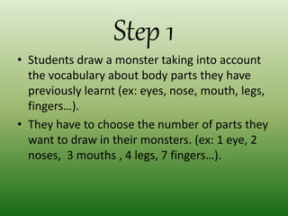 Monster dictation | PPTX