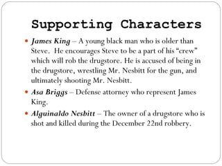 Walter Dean Myers Monster Characters