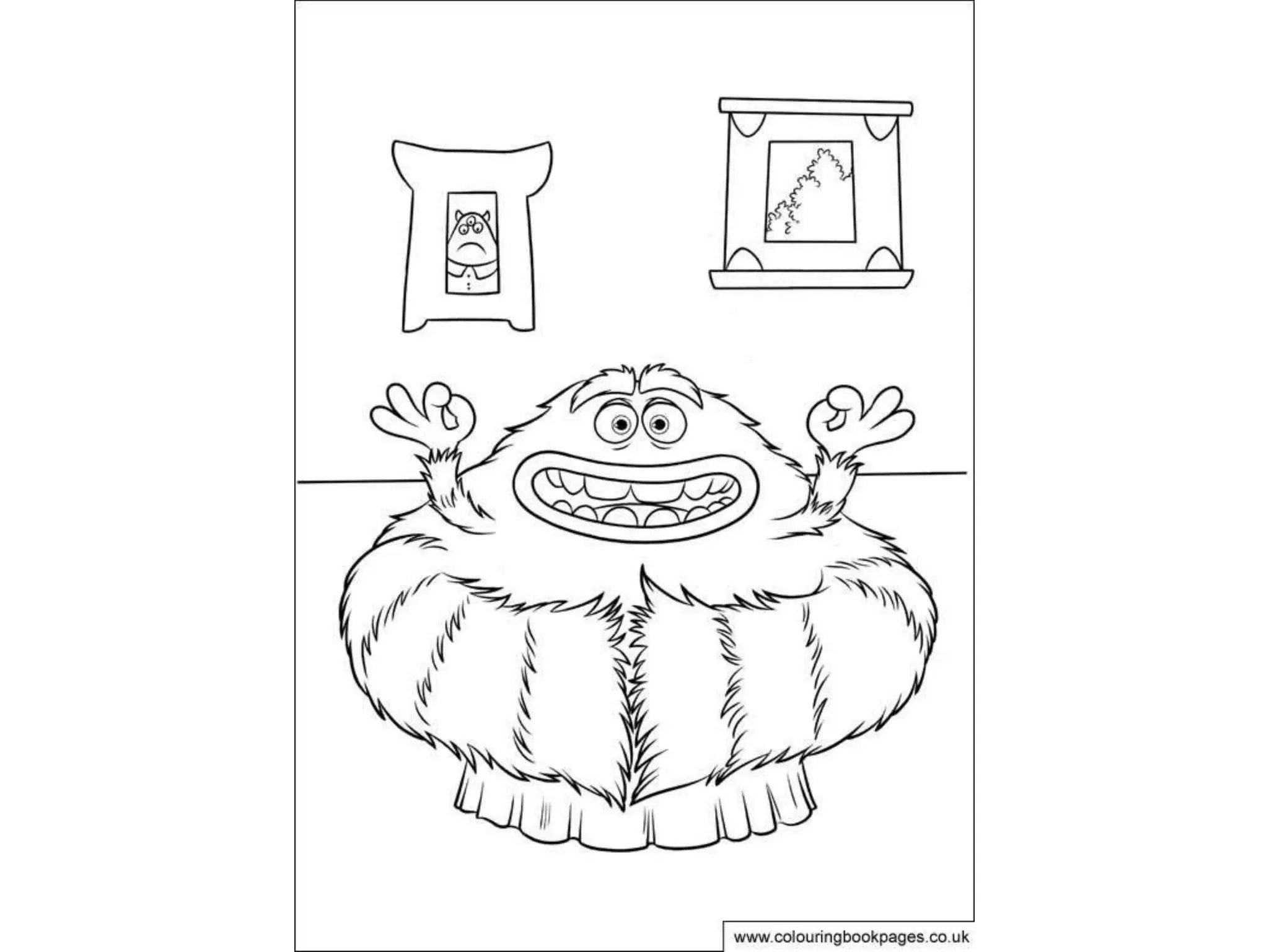 Monsters university Colouring Pages and Kids Colouring Activities | PPSX
