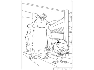Monsters University Activity Pages