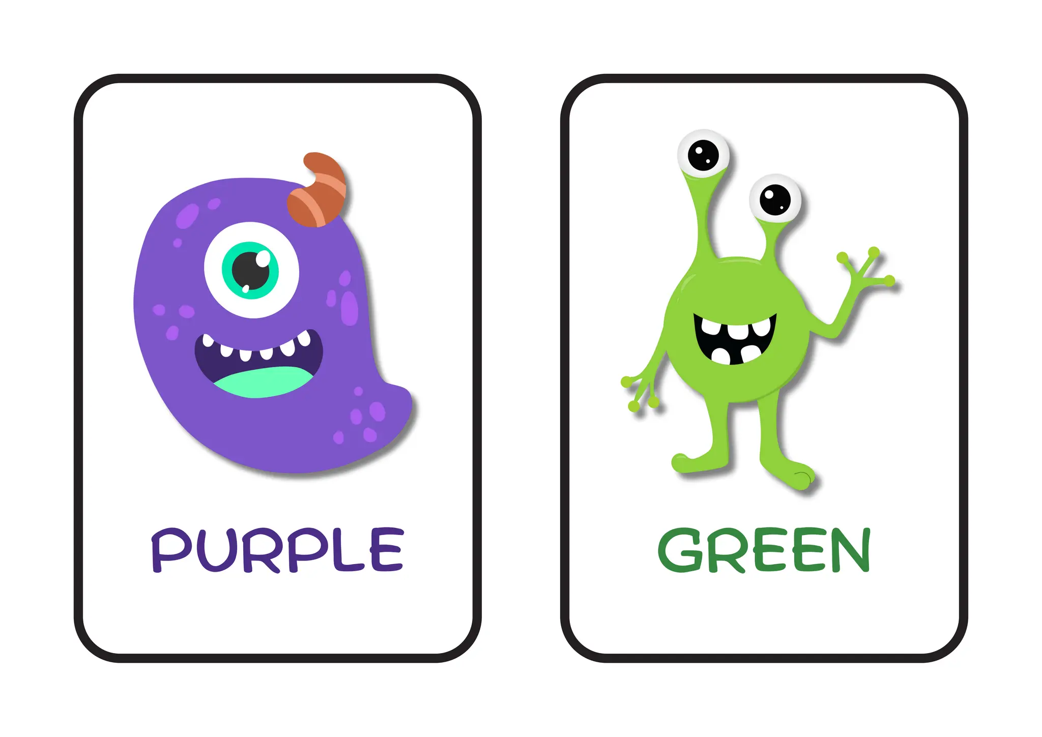 Monsters flashcards colours body parts.pdf
