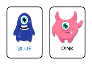 Monsters flashcards colours body parts.pdf