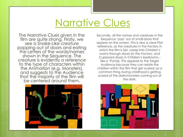 "Monsters, Inc." Opening Title Sequence Deconstruction | PPTX | Movies ...