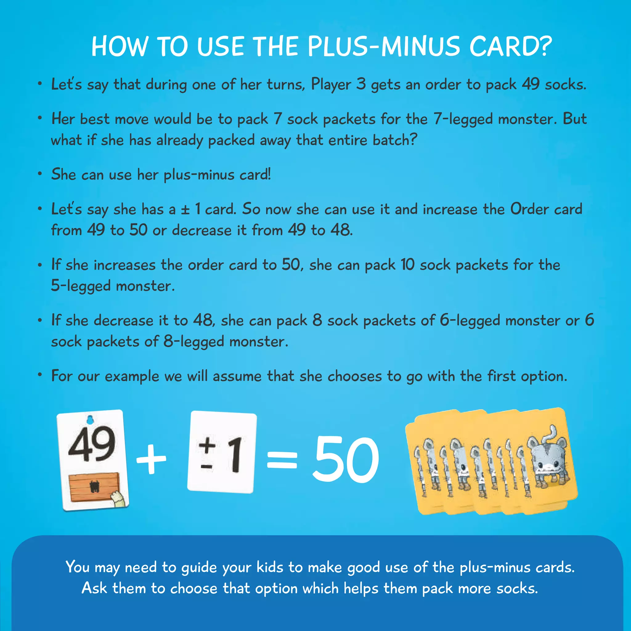 Multiplication table Board Game - Monster Sock Factory. 8 times more ...