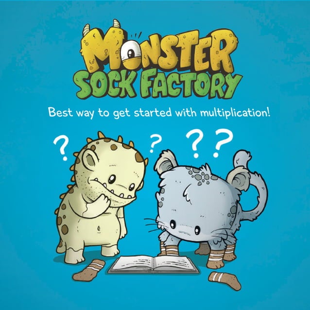 Multiplication table Board Game - Monster Sock Factory. 8 times more ...