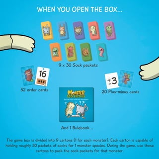 Multiplication table Board Game - Monster Sock Factory. 8 times more ...