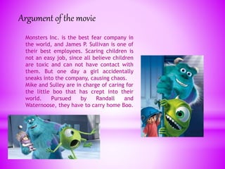 Monsters INC | PPTX