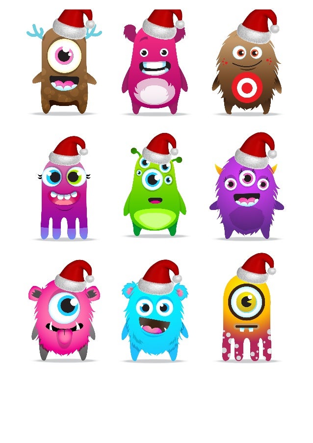 Monstruos ClassDojo en Navidad