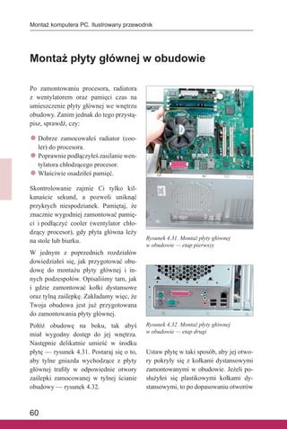 Montaż komputera PC. Ilustrowany przewodnik | PDF