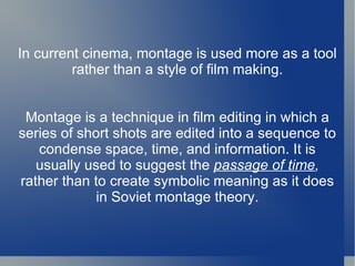 Montage | PPT