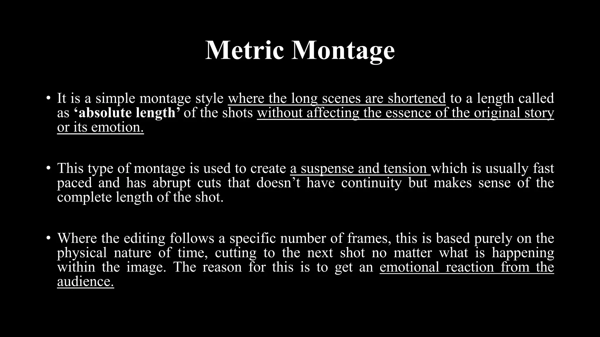 Montage - And its types | PPTX