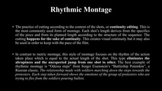 Montage - And its types | PPTX