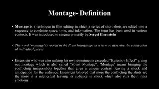 Montage - And its types | PPTX