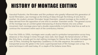 Montage editing | PPTX