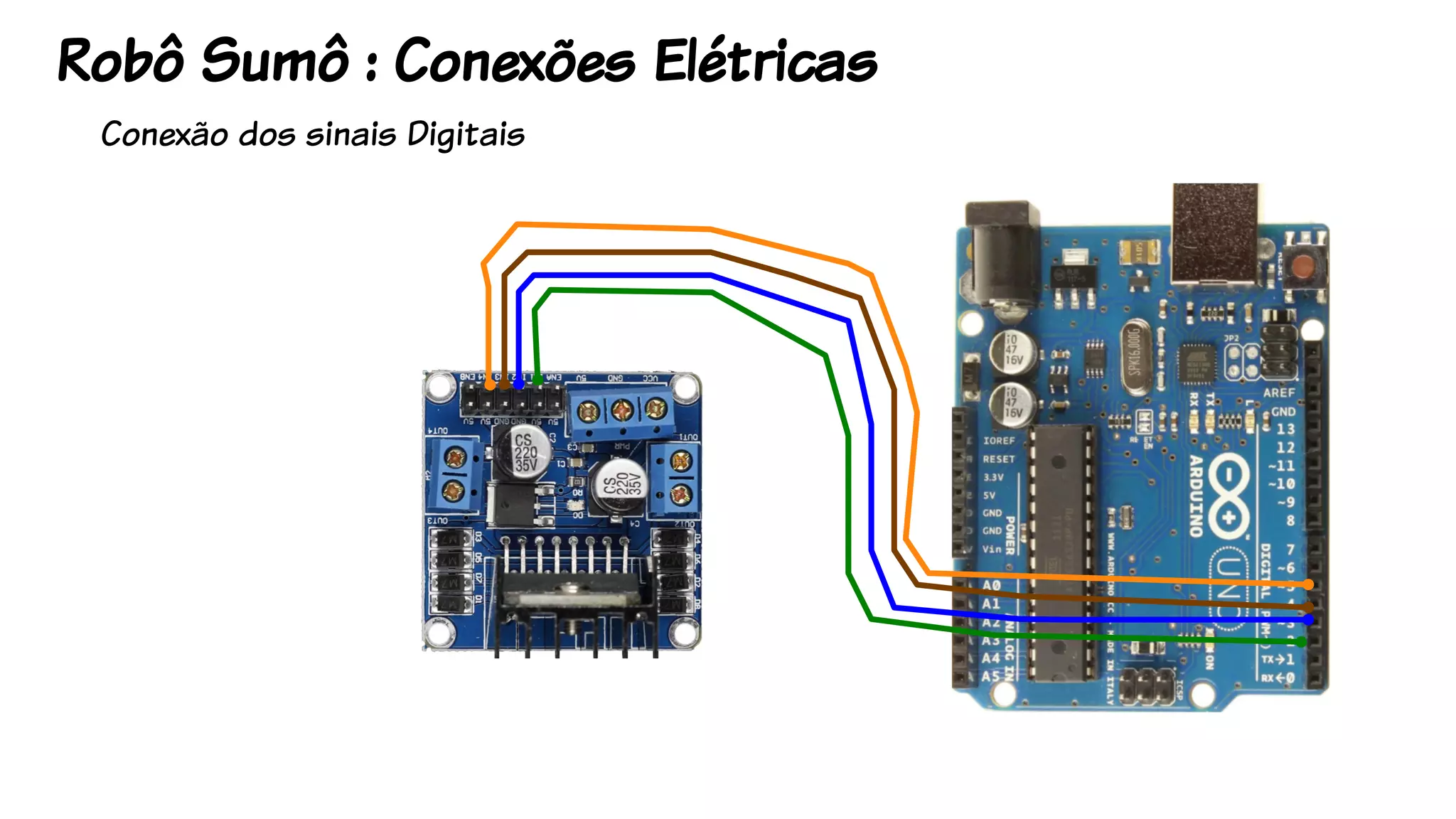 Robô Sumô: Conexões Elétricas