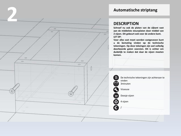 Montageplan striptang | PPTX