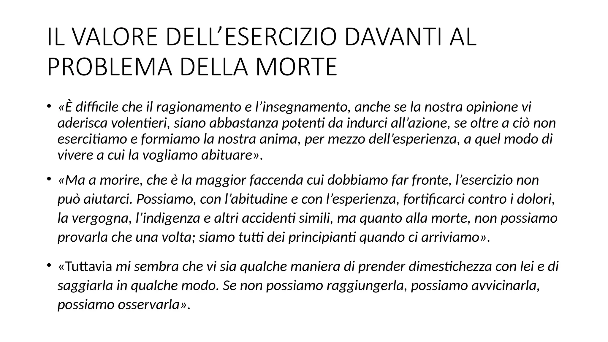 MONTAIGNE - DELL’ESERCIZIO TEXTS LAWS Right | PPTX