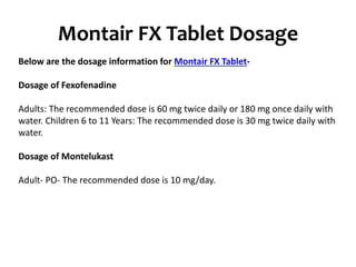 Montair fx tablet | PPTX