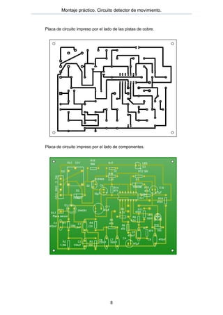 Montaje practico de un circuito detector de movimientos | PDF