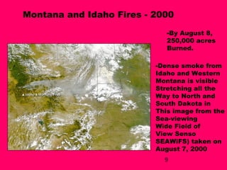 Montana History: Natural Disasters | PPT
