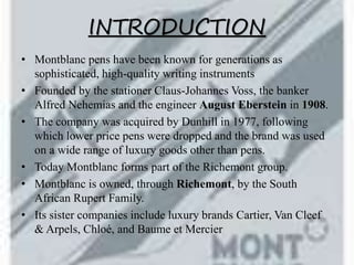 Research project on Mont blanc | PPTX