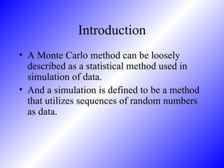 Monte carlo | PPT