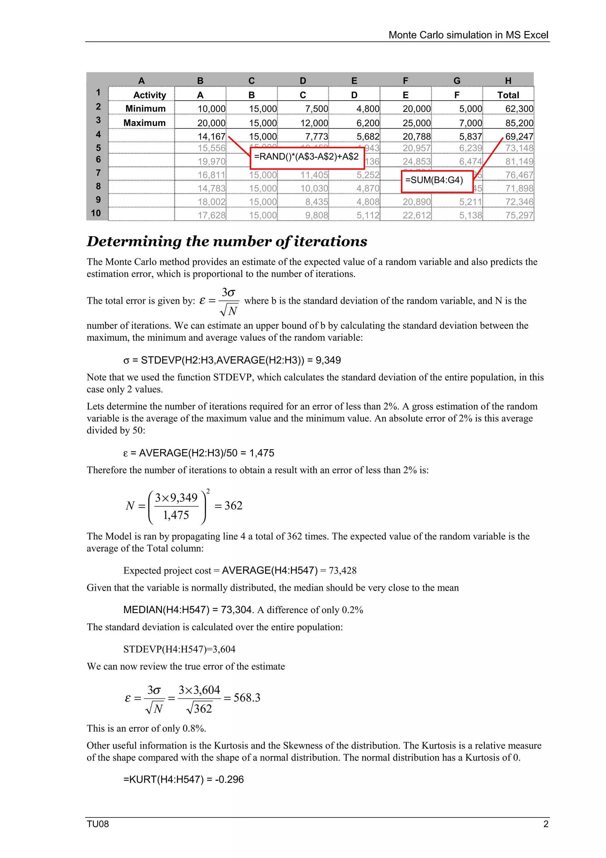 Monte carlo-simulation | PDF | Physics | Science