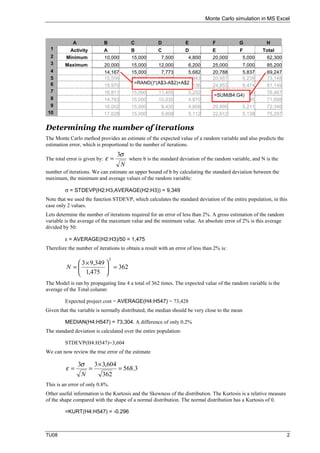 Monte carlo-simulation | PDF | Physics | Science