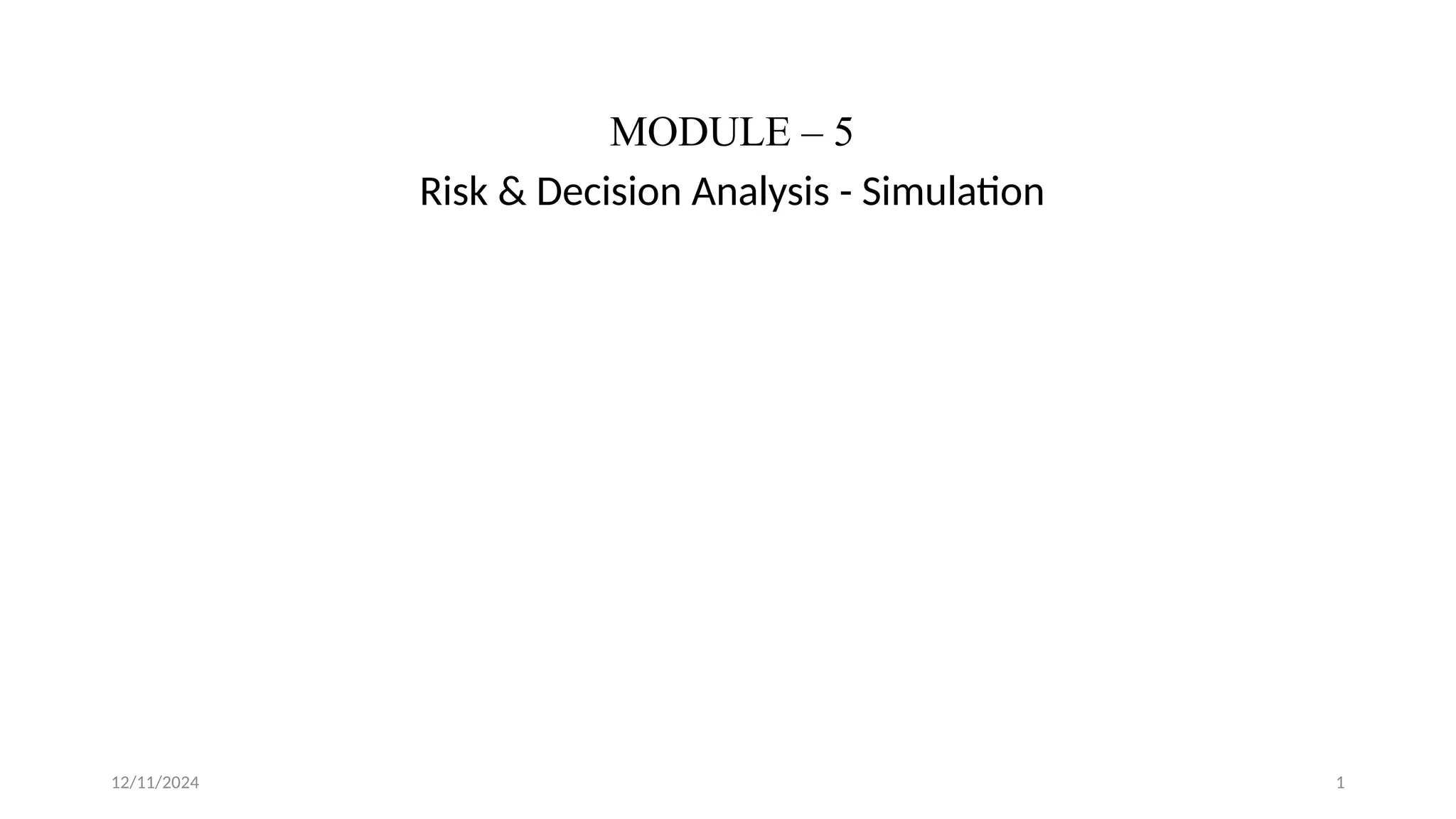 Risk and Decision Analysis in Petroleum Enginering | PPT
