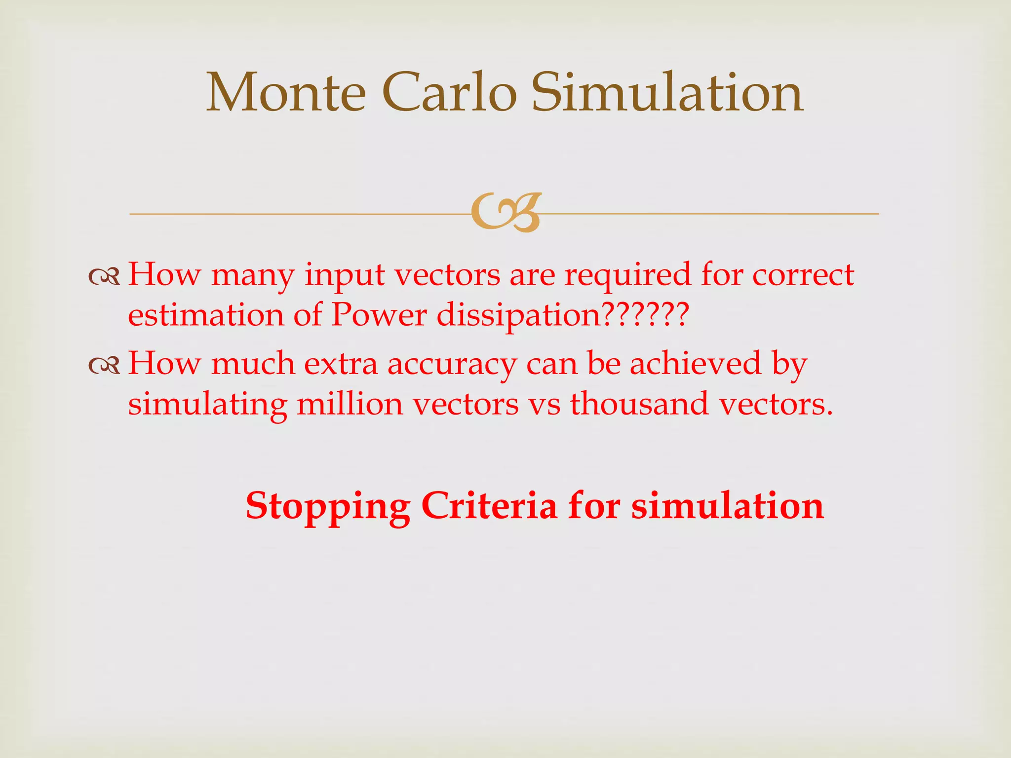 Monte carlo analysis | PPTX