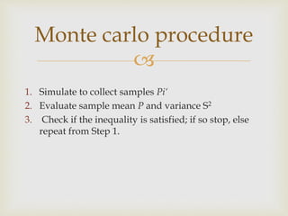 Monte carlo analysis | PPT