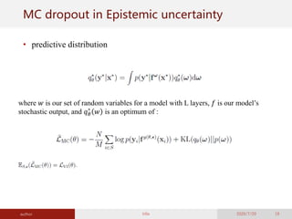 Monte carlo dropout and variational bound | PDF