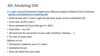 Monte Carlo modeling in cloud - mc-modeling-sdk | PPT