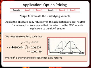Monte carlo option pricing final v3 | PPTX