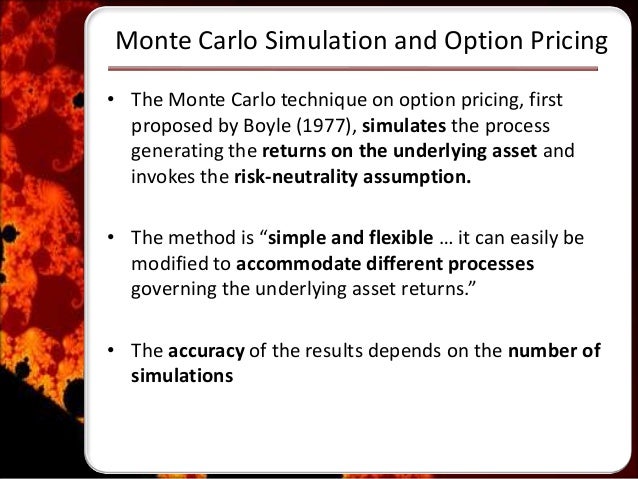 Monte Carlo Option Pricing Final V3