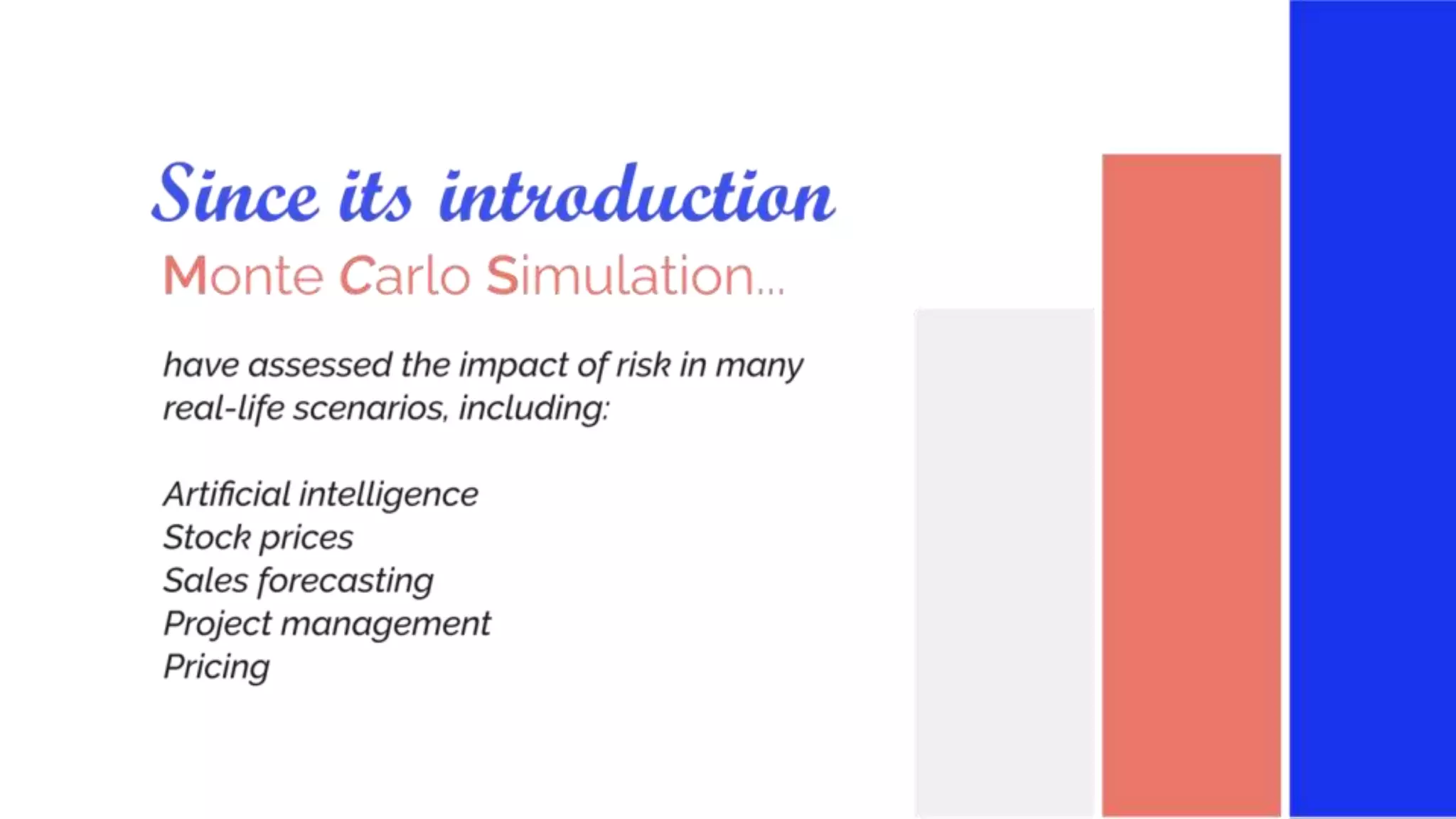 Monte Carlo Simulation, Analysis Training | PPT