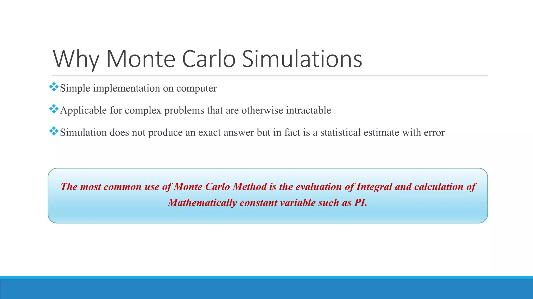 Monte carlo simulation | PDF