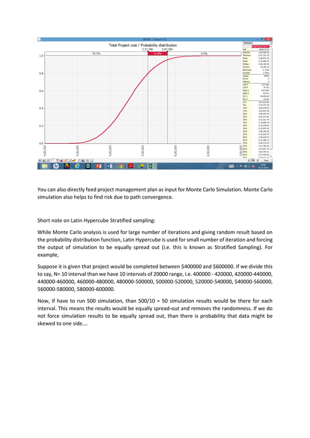 Monte carlo simulation | PDF