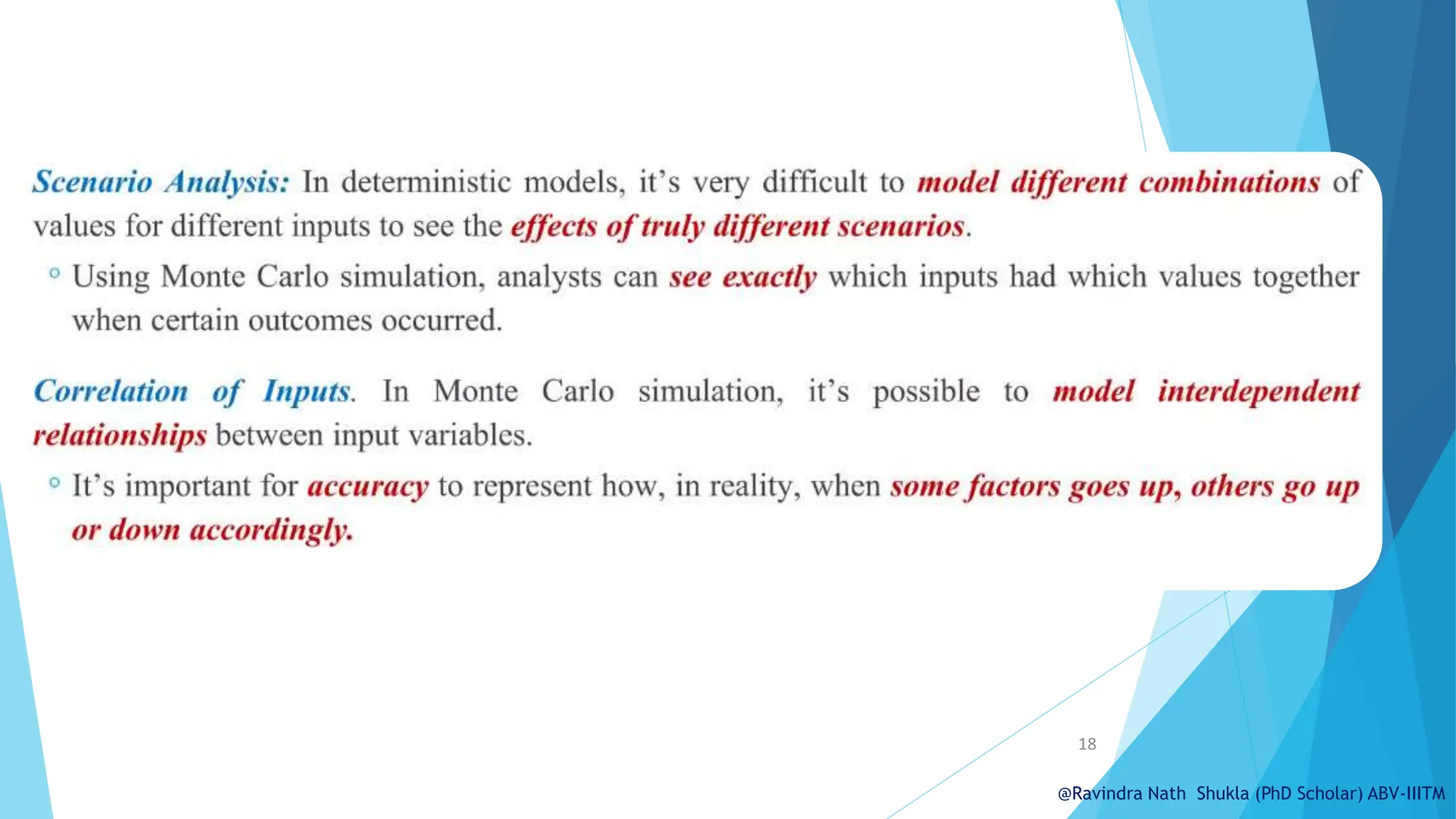 Monte Carlo simulation : Simulation using MCSM | PPTX