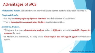Monte Carlo simulation : Simulation using MCSM | PPTX | Business Accounting & Finance | Business
