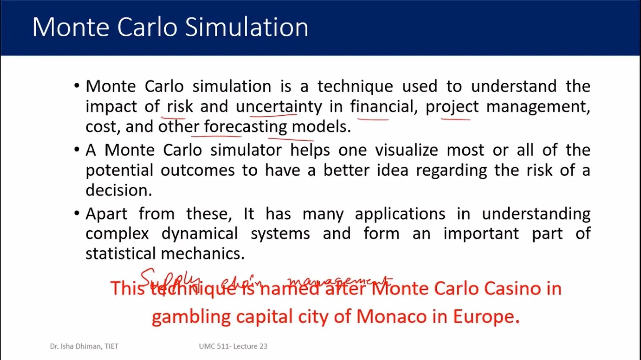 Monte Carlo Simulation for business decisions | PPTX | Physics | Science