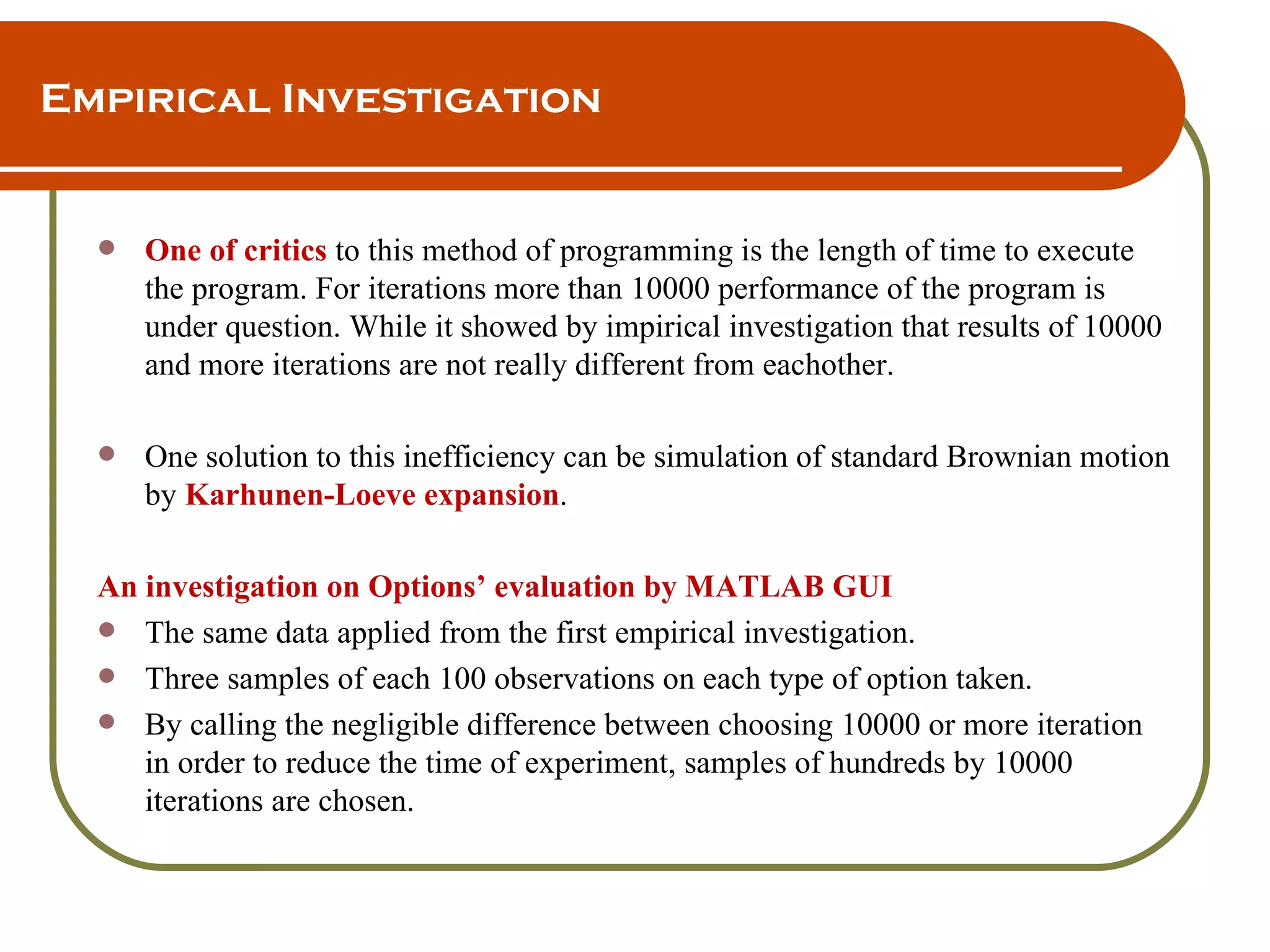 Monte Carlo Simulation Of Heston Model In Matlab(1) | PPT