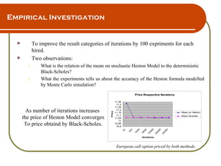 Monte Carlo Simulation Of Heston Model In Matlab(1) | PPT