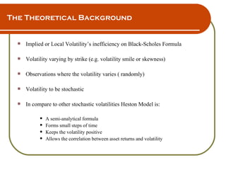 Monte Carlo Simulation Of Heston Model In Matlab(1) | PPT