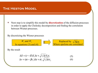 Monte Carlo Simulation Of Heston Model In Matlab(1) | PPT