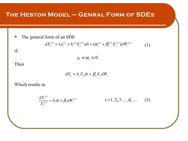 Monte Carlo Simulation Of Heston Model In Matlab 1