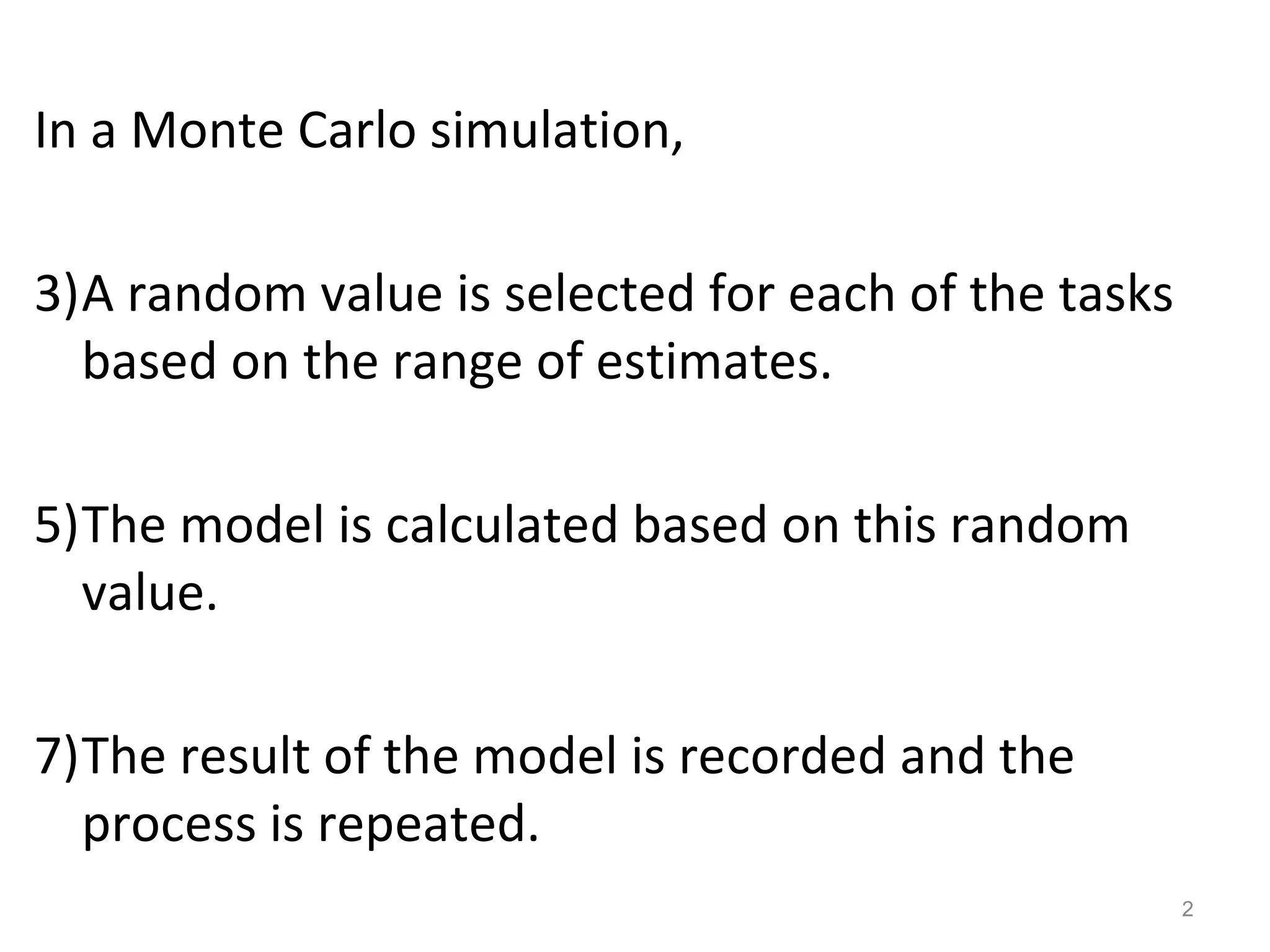 Monte Carlo Simulations | PPT