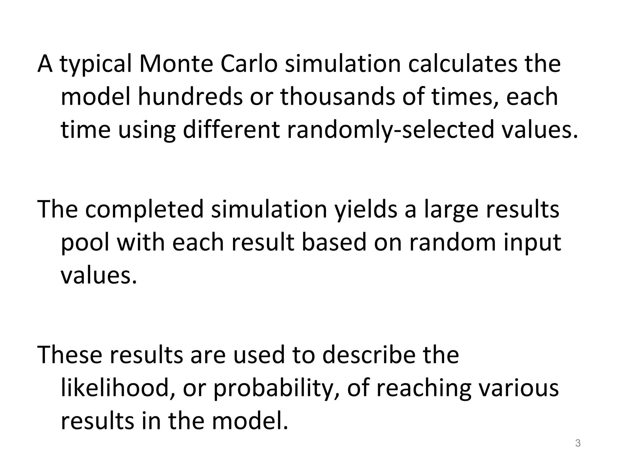 Monte Carlo Simulations | PPT