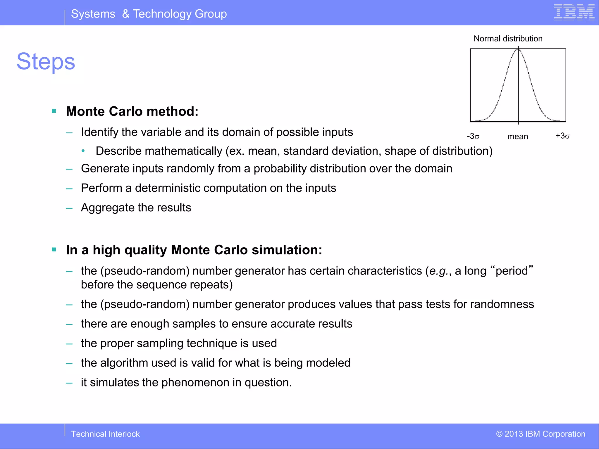 Monte Carlo Simulations in Product Development Applications | PPT